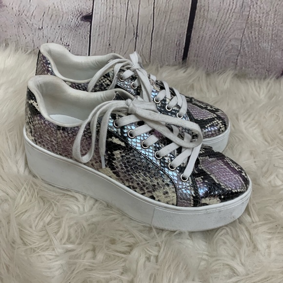 Aldo | Shoes | Aldo Snake Print Platform Sneakers | Poshmark